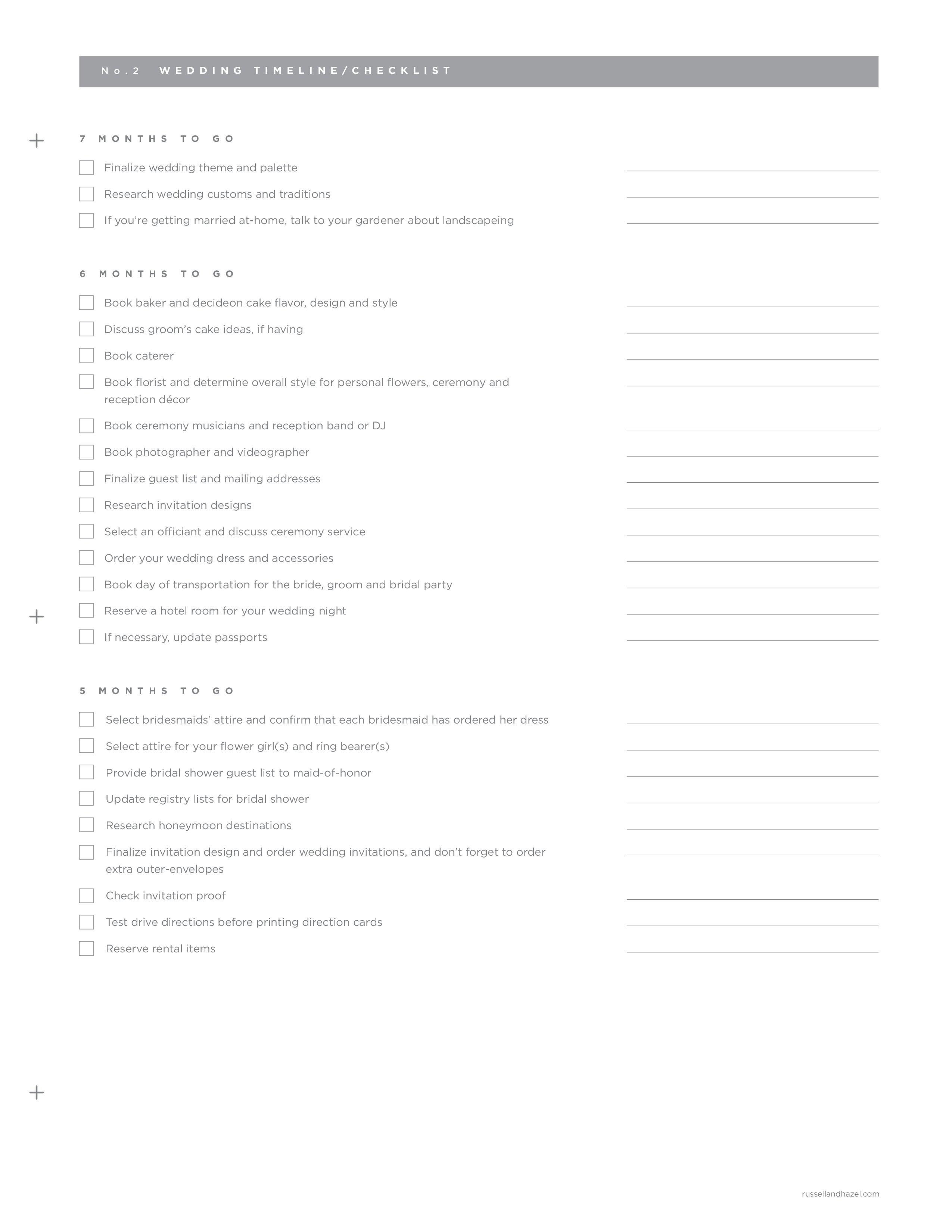 Blank Wedding Day Timeline Sample | Templates at allbusinesstemplates.com