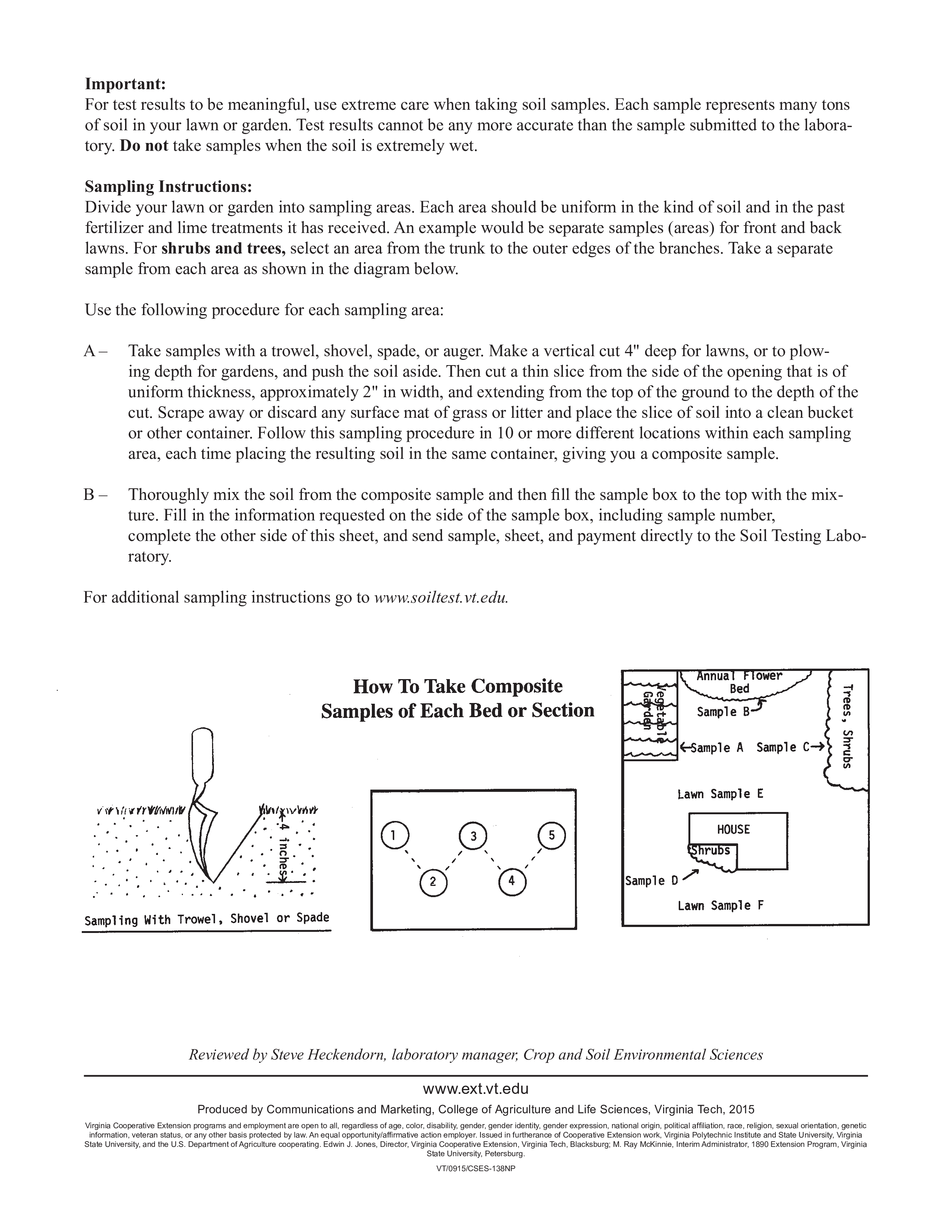 Soil Sample Information Sheet and Instructions | Templates at ...