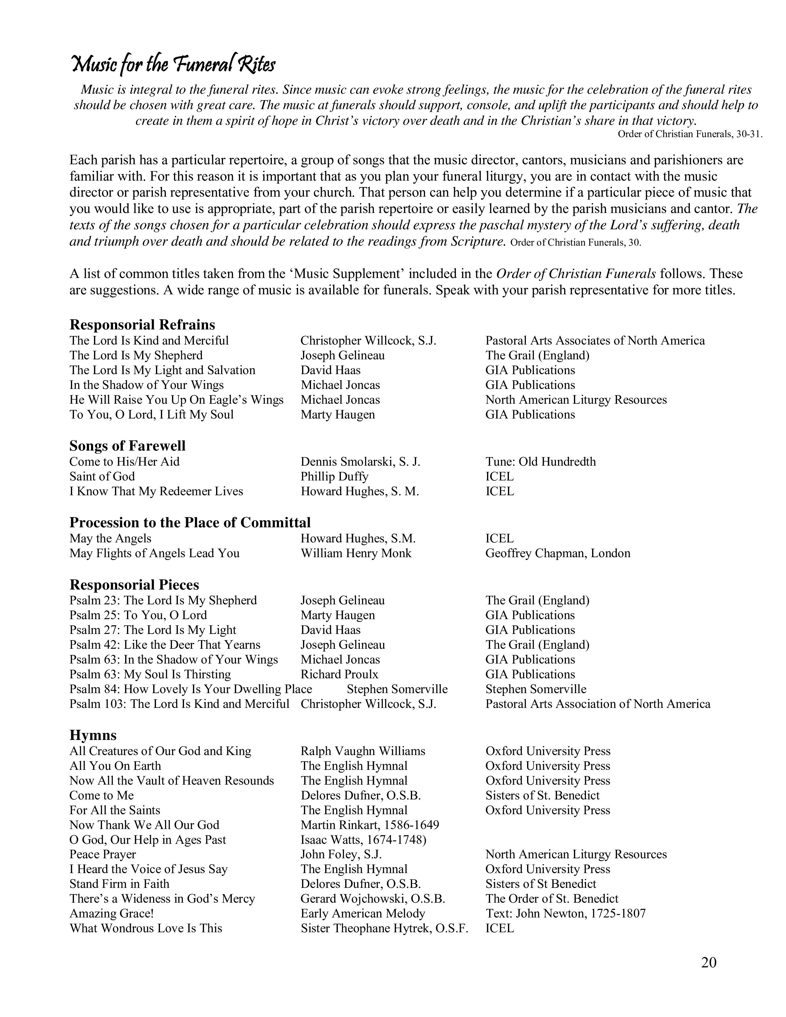 Catholic Funeral Mass Program | Templates at allbusinesstemplates.com