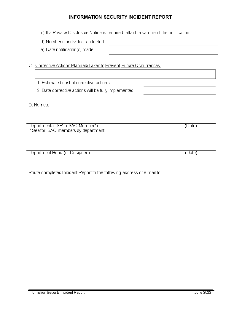 Information Security | Templates at allbusinesstemplates.com