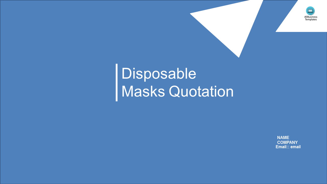 FFP2 - N95 Masker Prijsopgave | Templates at allbusinesstemplates.com