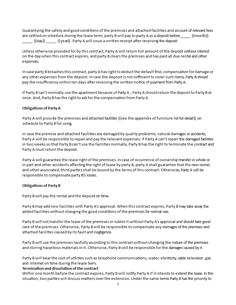 AIRBNB Guest Short term Rental Agreement | Templates at ...