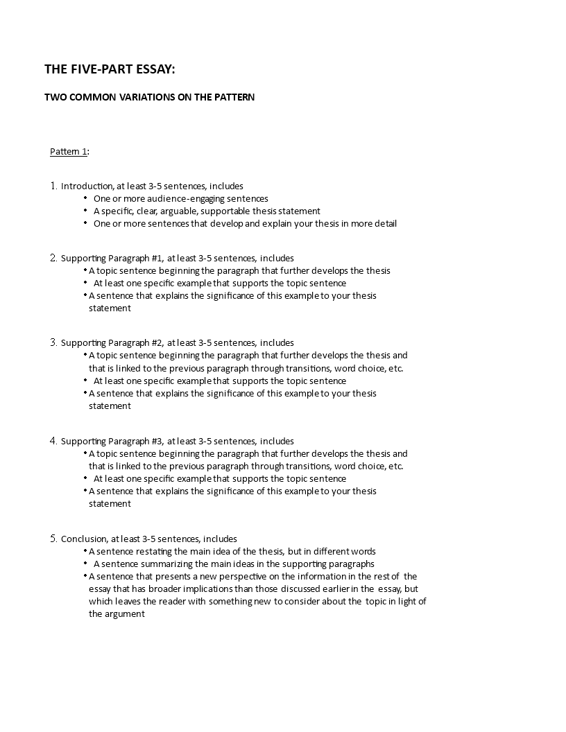 Analytical Essay Example | Templates at allbusinesstemplates.com