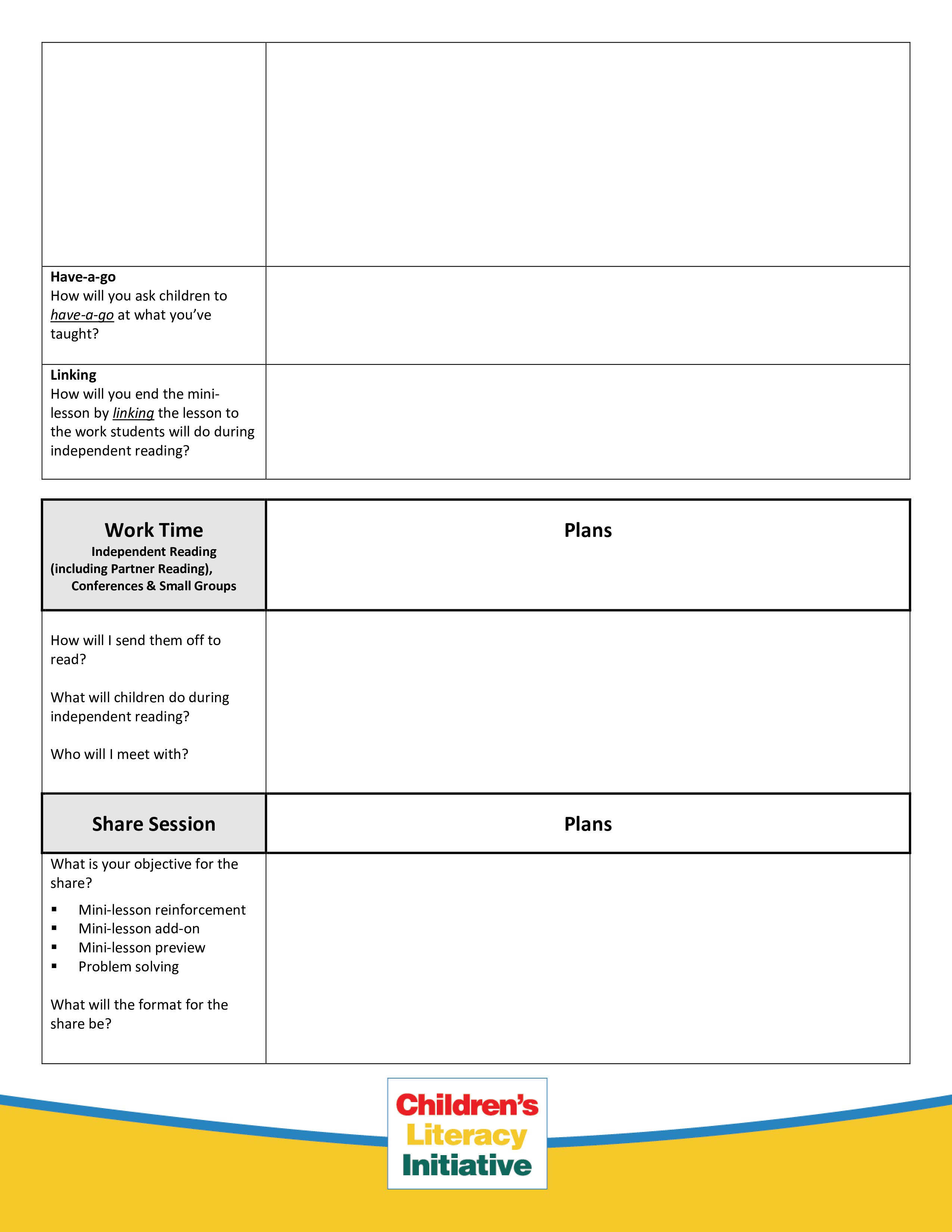 Workshop Lesson Plan | Templates at allbusinesstemplates.com