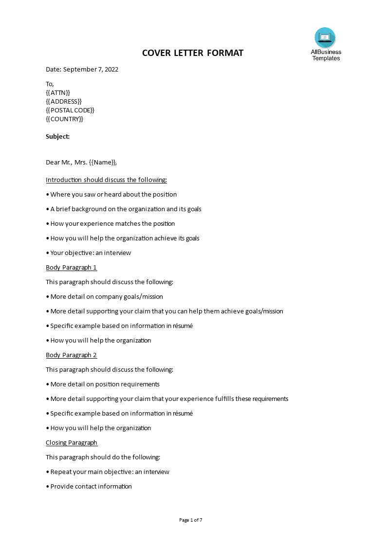 University Student Job Application Letter | Templates at ...