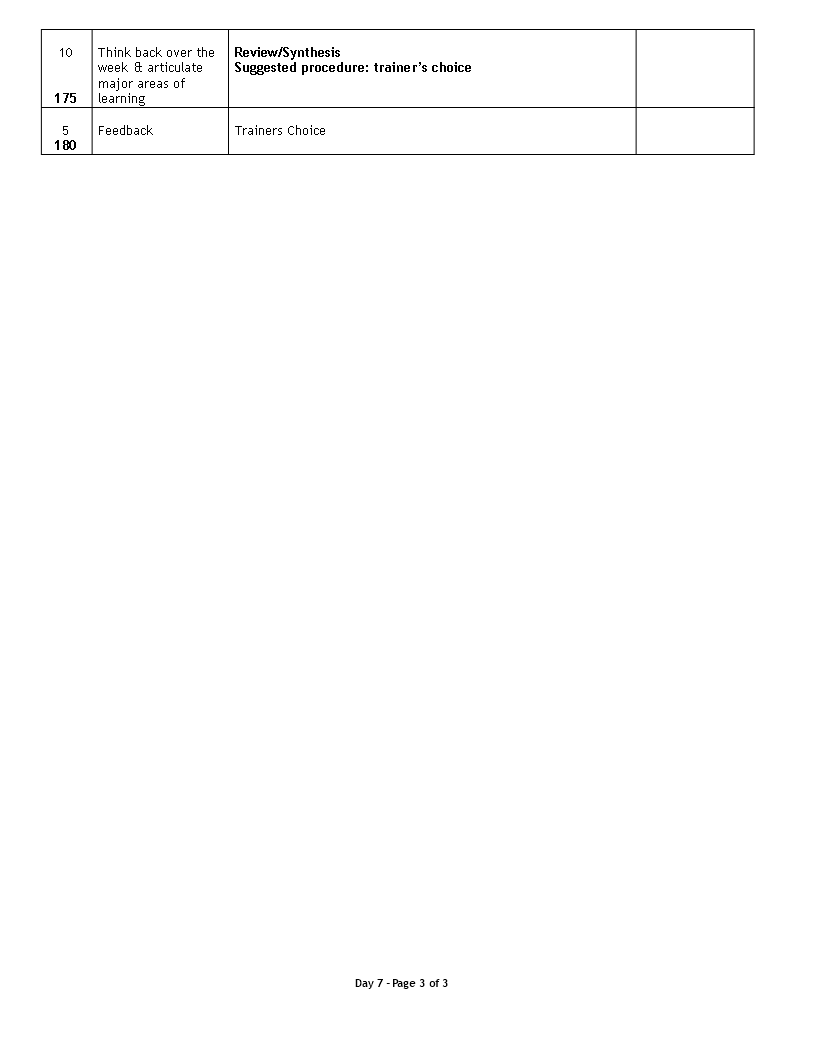 Supervisors Daily Schedule Word | Templates at allbusinesstemplates.com