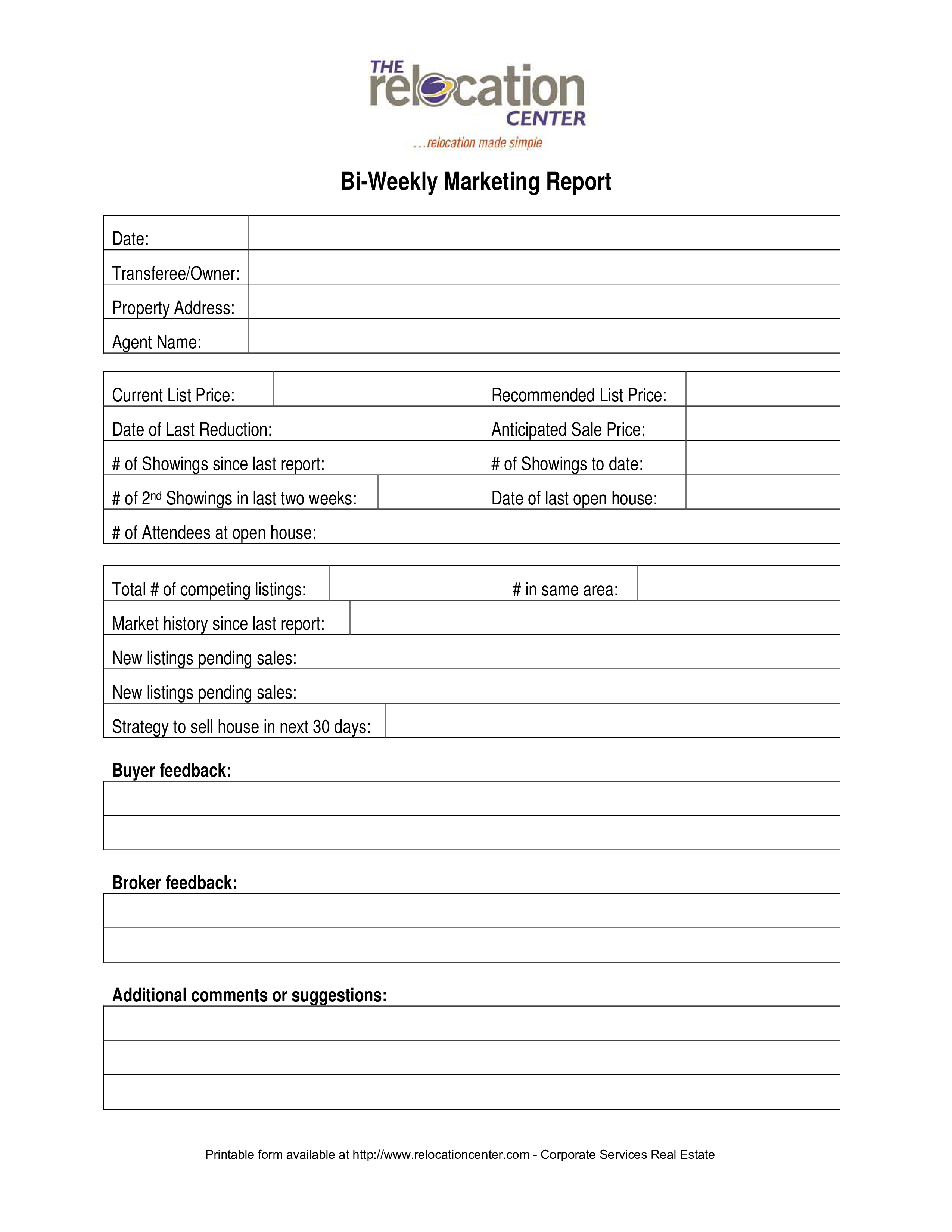 Marketing Report Template Google Docs