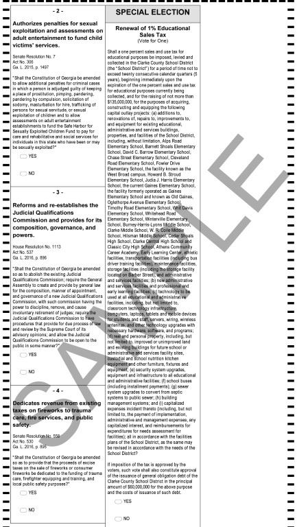 USA Presidential Election Ballot Trump Clinton Johnson | Templates at ...