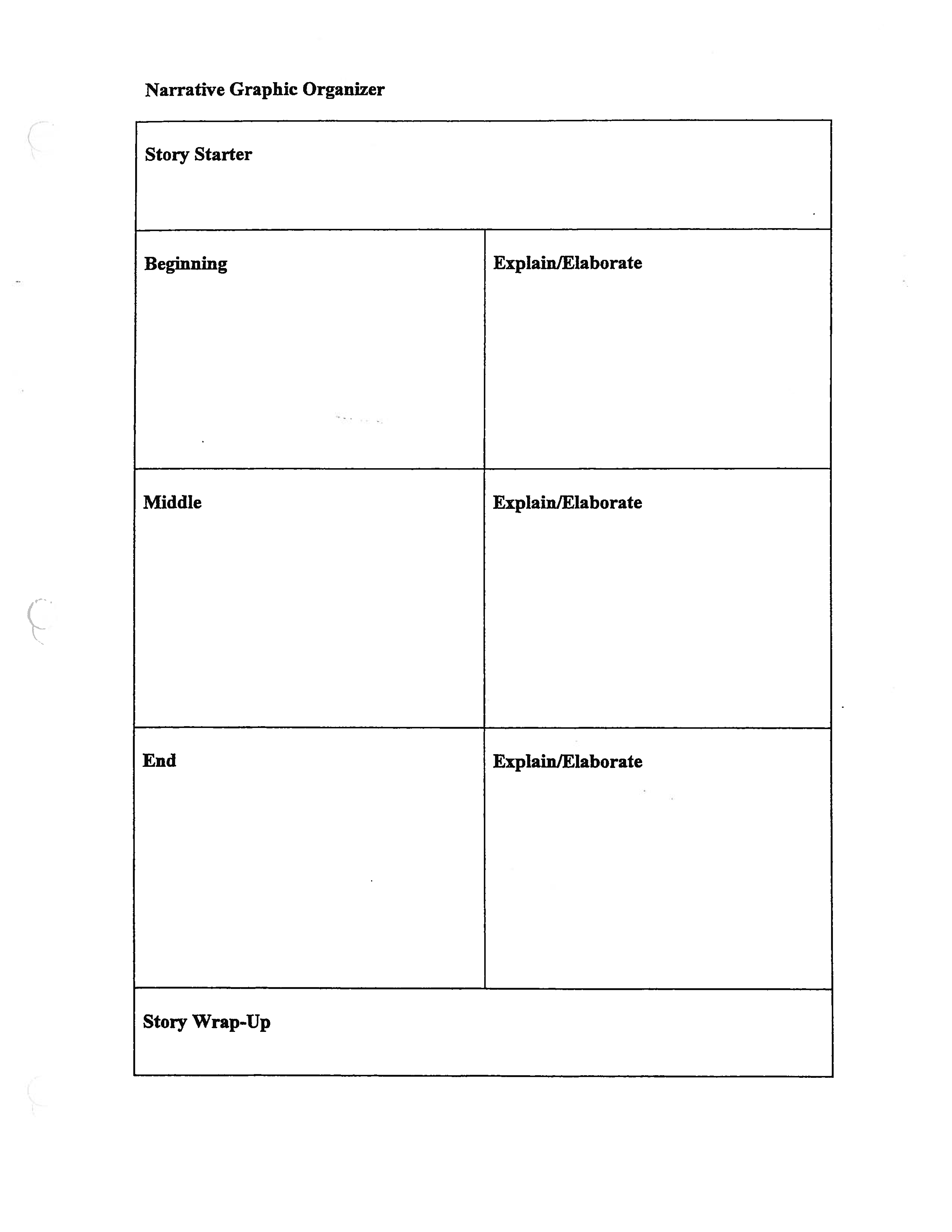 Step Up to Writing T-Chart | Templates at allbusinesstemplates.com