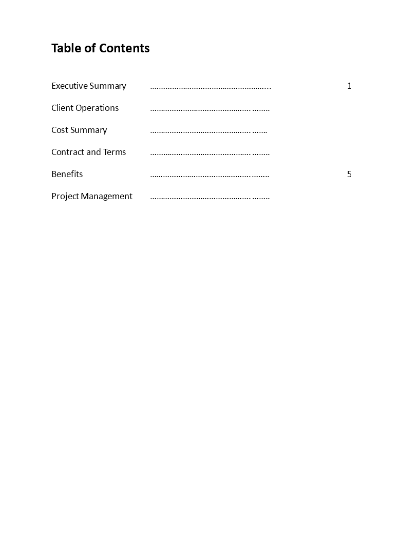 Small Business Proposal | Templates at allbusinesstemplates.com