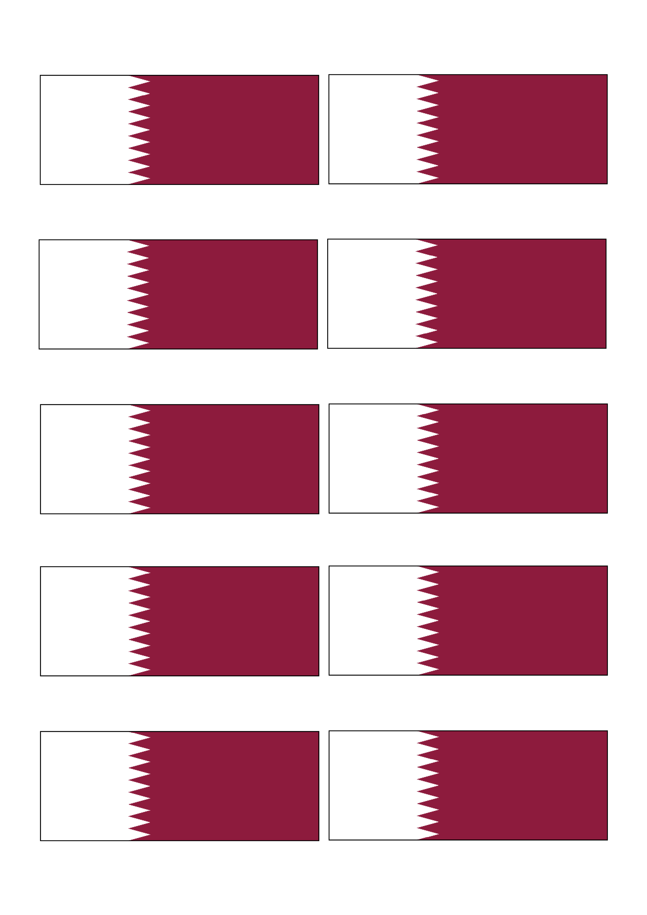 Qatar Flag | Templates at allbusinesstemplates.com