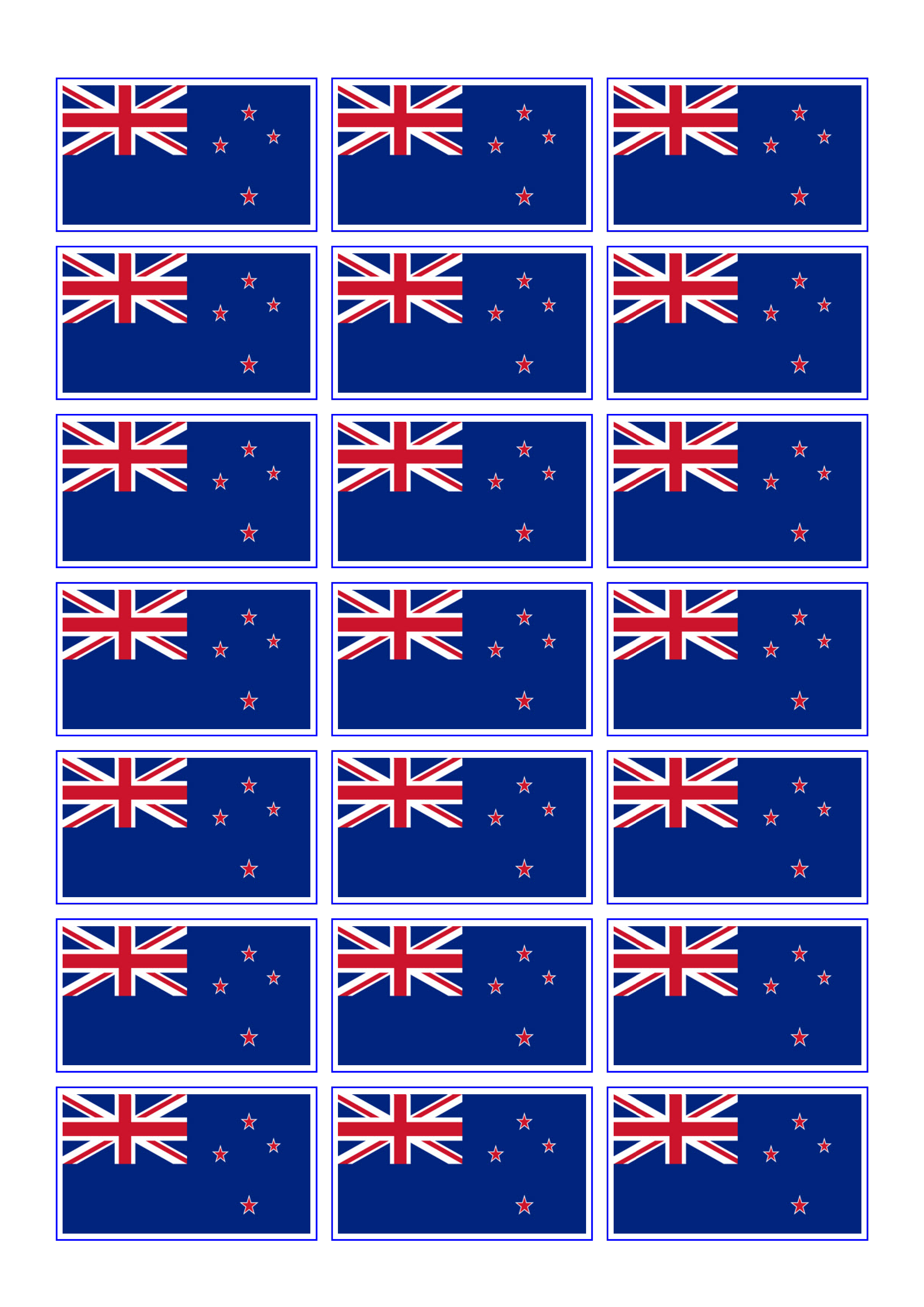 New Zealand Flag | Templates at allbusinesstemplates.com
