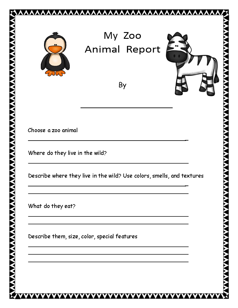 Animal Report Example | Templates at allbusinesstemplates.com