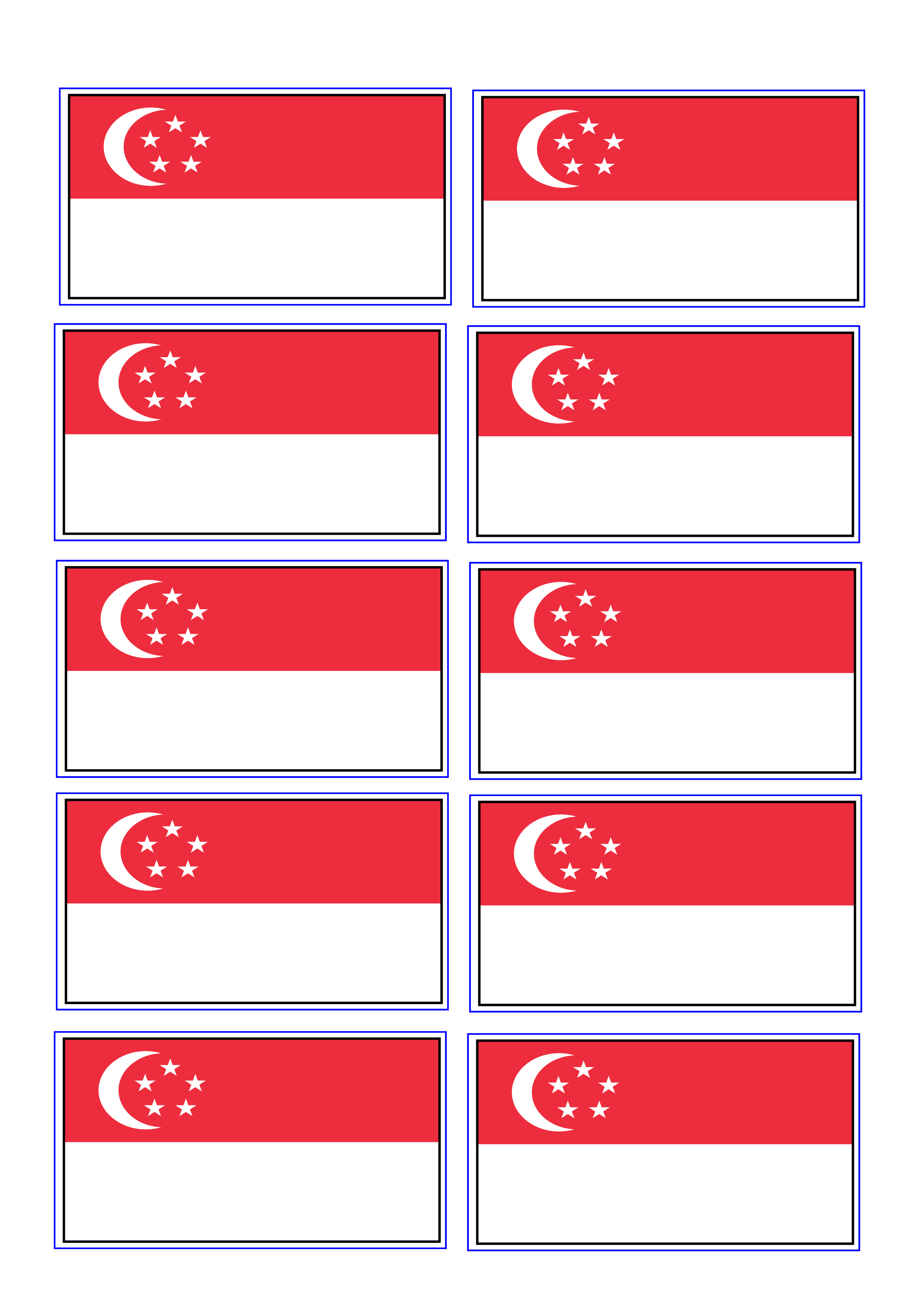 Singapore Flag | Templates at allbusinesstemplates.com