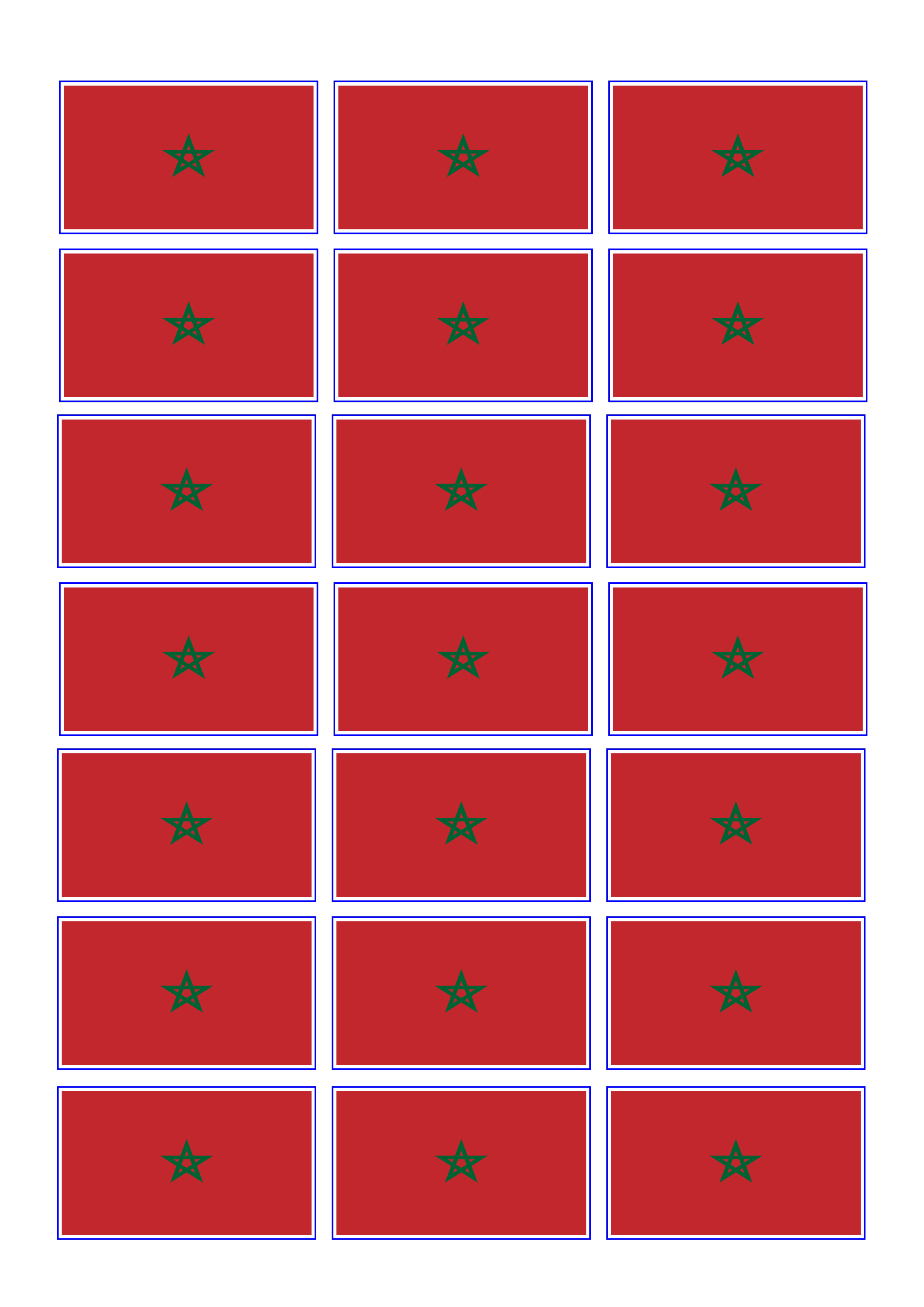 Morocco Flag | Templates at allbusinesstemplates.com