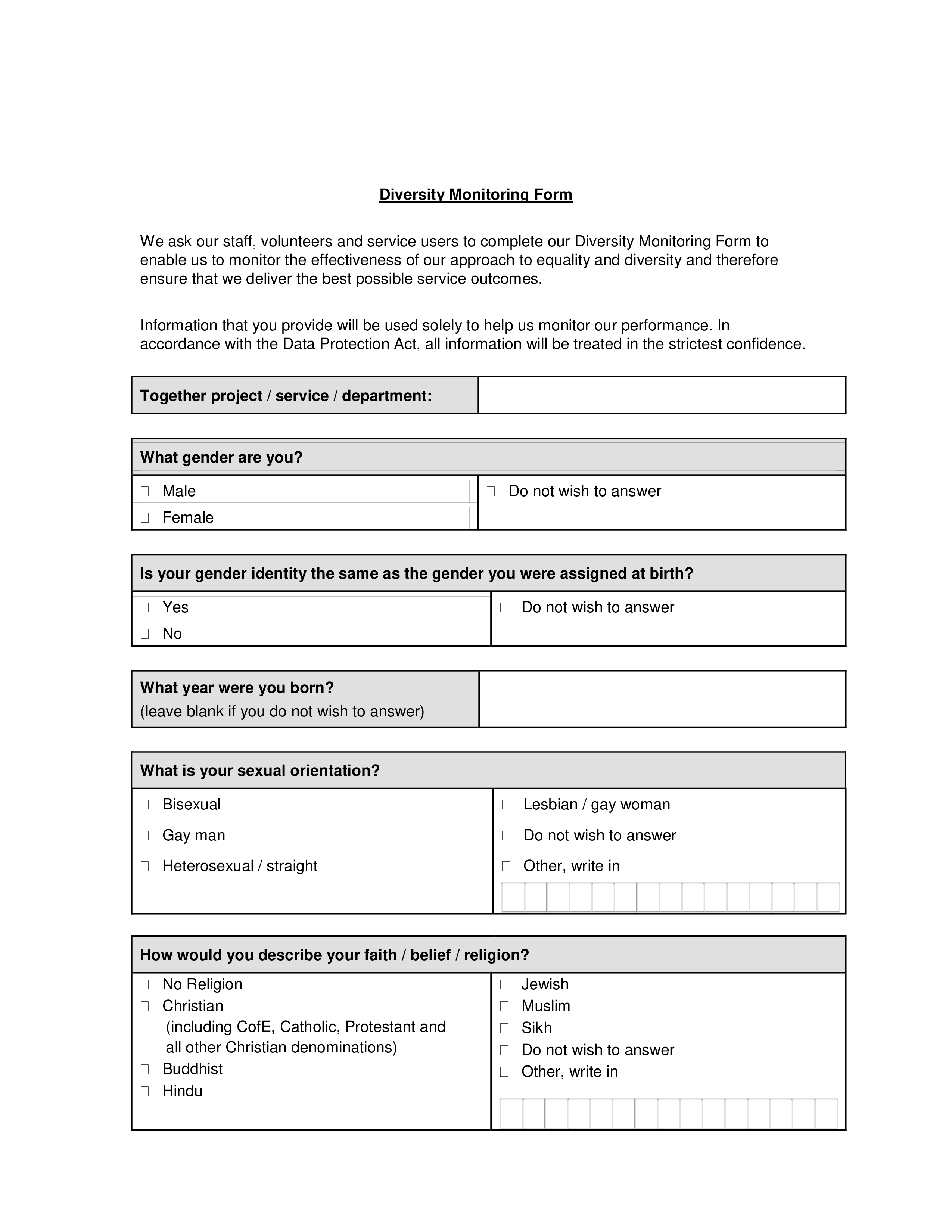 Job Application Form Sheet | Templates at allbusinesstemplates.com