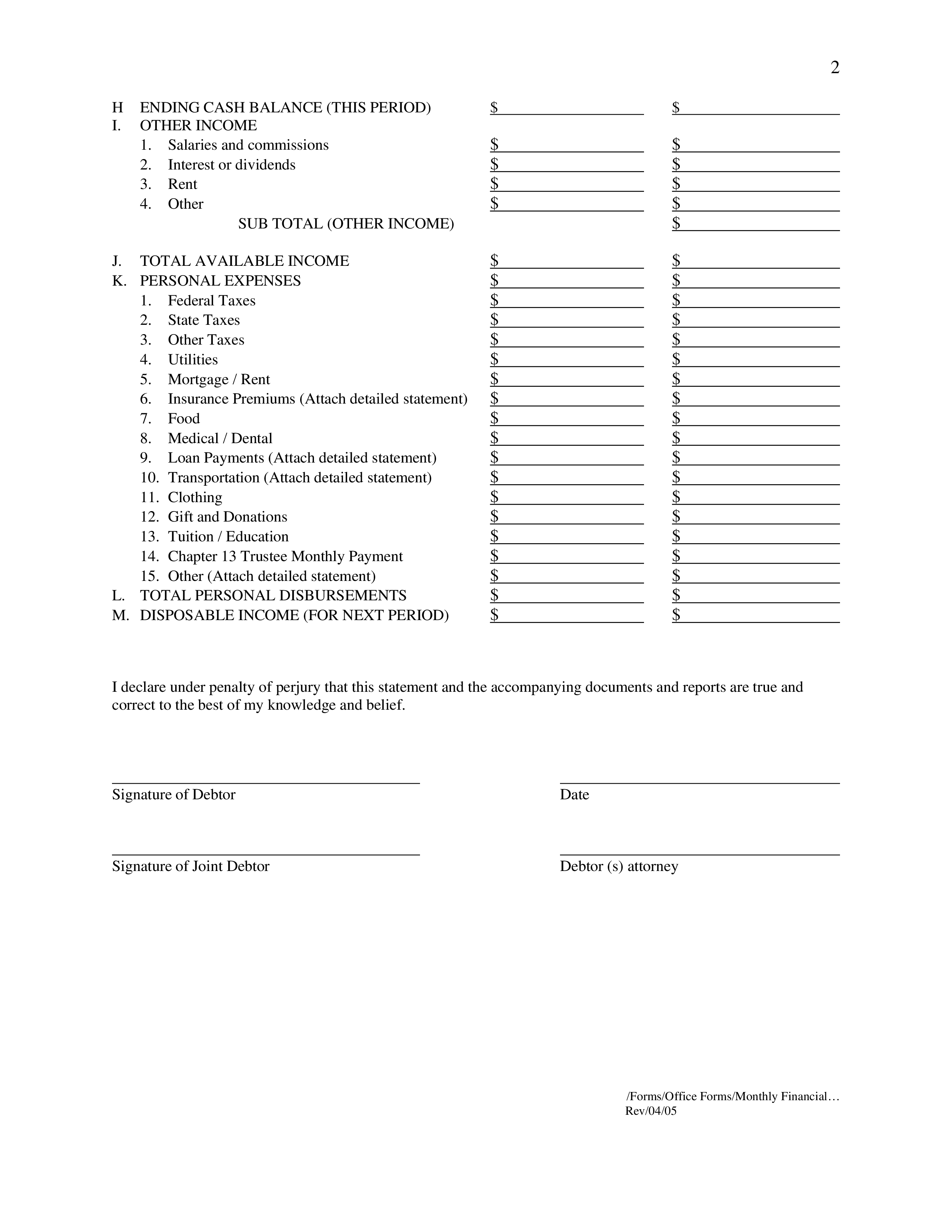 Monthly Financial Report | Templates at allbusinesstemplates.com