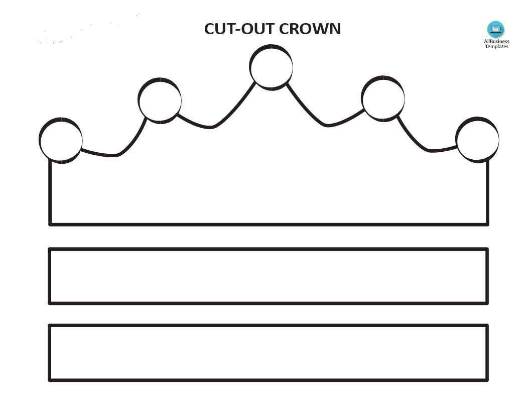 Paper Cut Out Crown Template | Templates at allbusinesstemplates.com