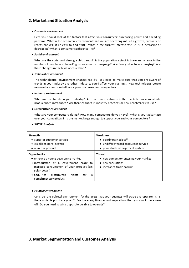 Small Business Marketing Plan | Templates at allbusinesstemplates.com