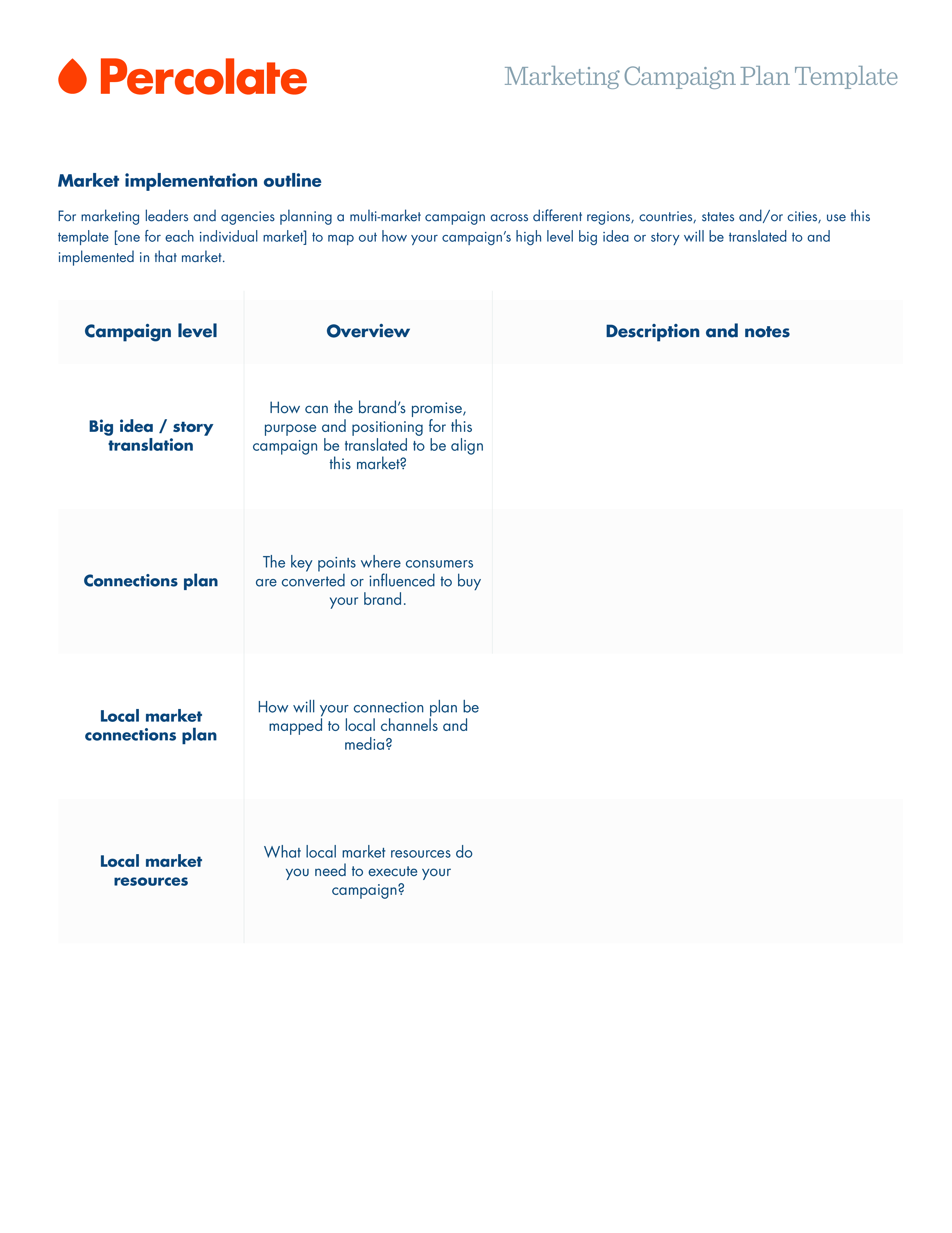 Marketing Campaign Plan Template | Templates at allbusinesstemplates.com