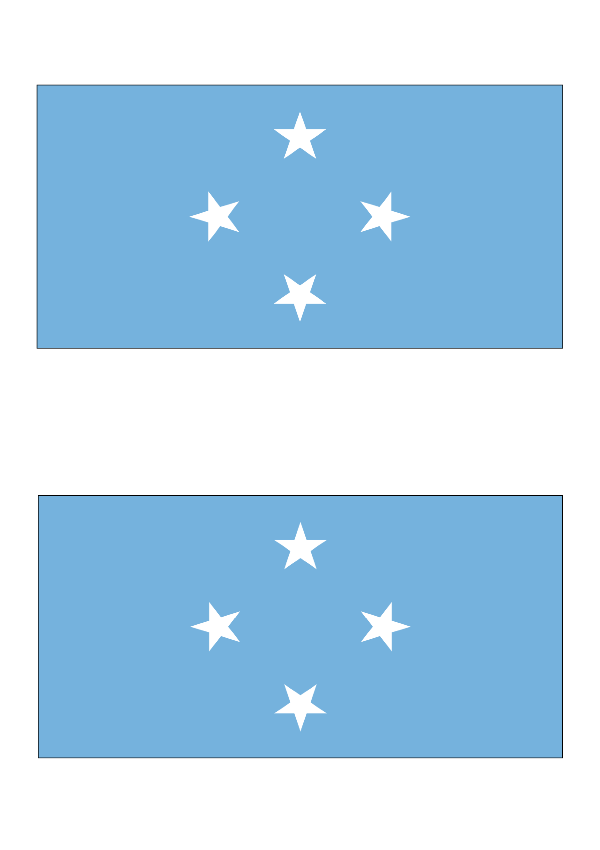 Micronesia Flag | Templates at allbusinesstemplates.com