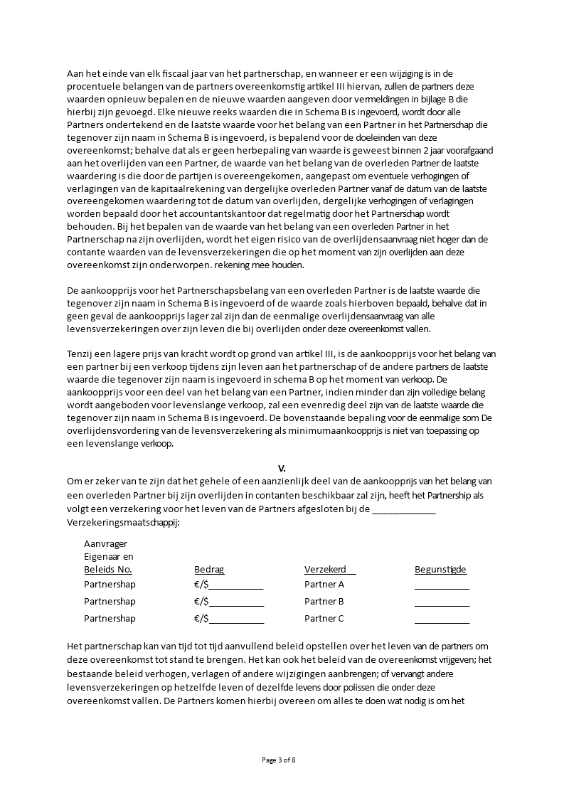 Verkoopovereenkomst Tweedehandsvoertuig Model