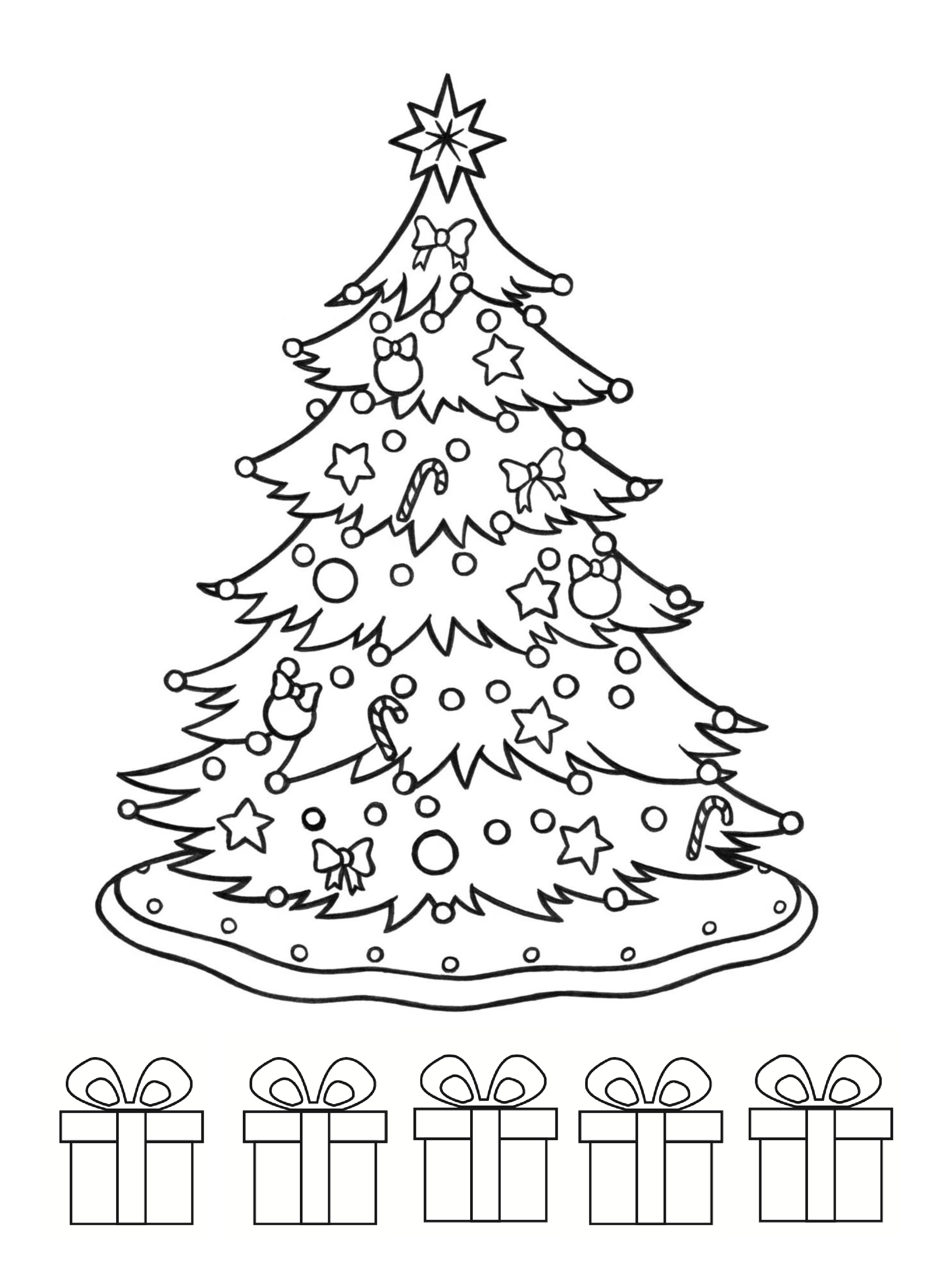 Kerst kleurplaten voor kinderen | Templates at allbusinesstemplates.com