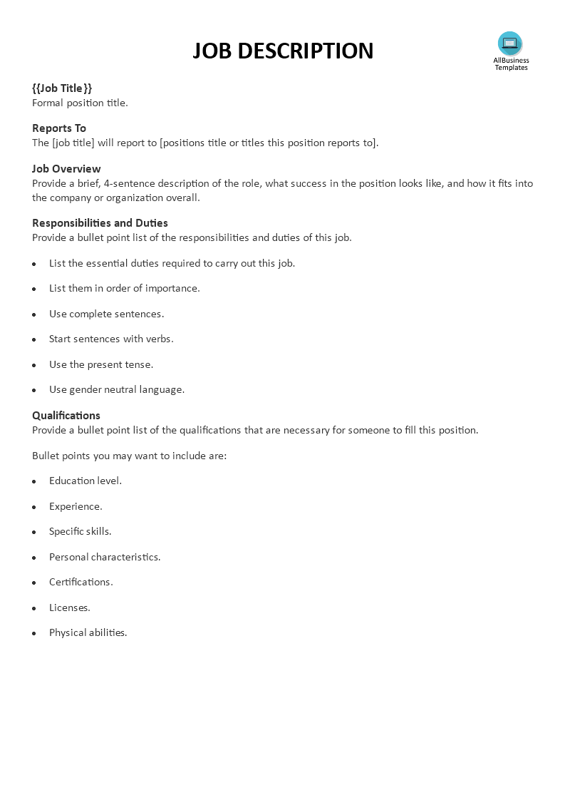 Simple SME Job Application Form | Templates at allbusinesstemplates.com