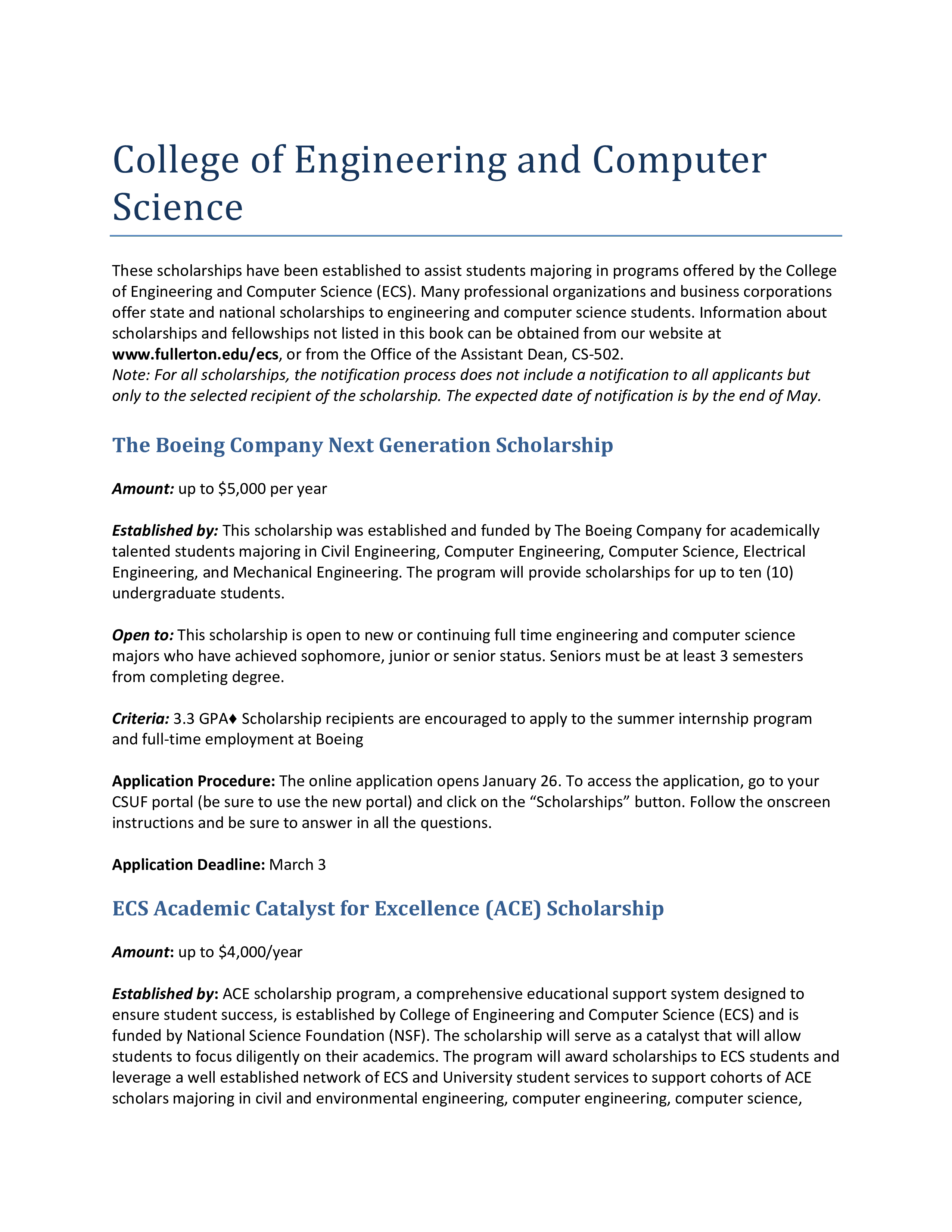 Sample Engineering Scholarship Essay Templates At 