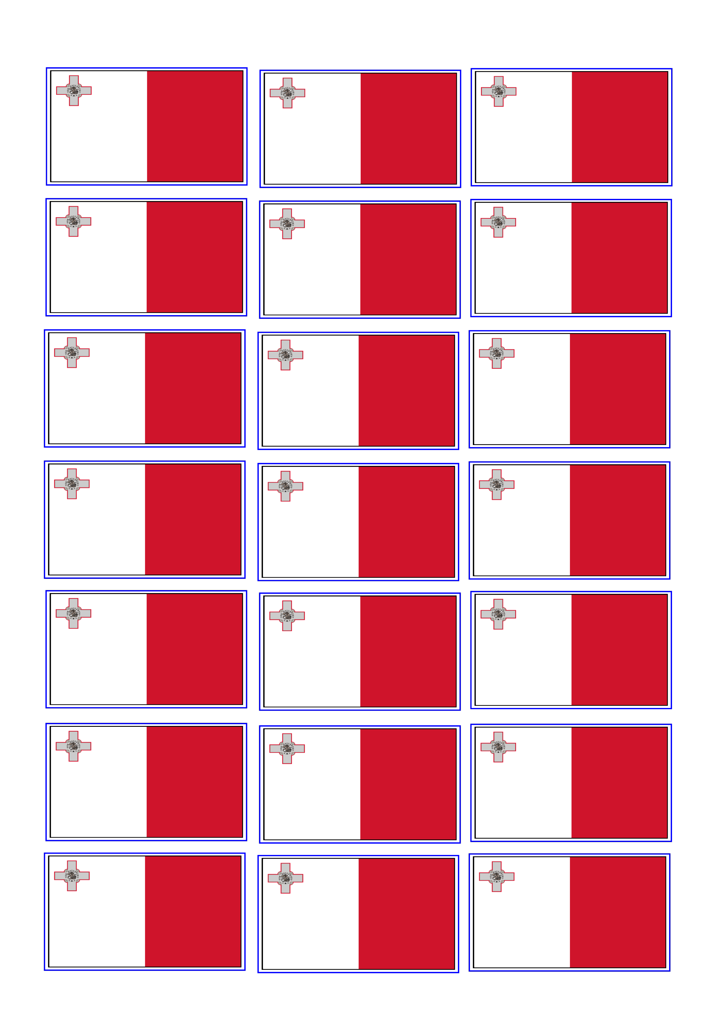 Malta Flag | Templates at allbusinesstemplates.com