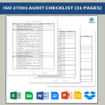 Iso 27001 audit plan example templates. | Business templates, contracts ...