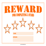 Printable reward chart | Business templates, contracts and forms.