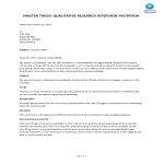 Interview request letter | Business templates, contracts and forms.