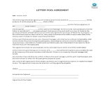 Pool agreement | Business templates, contracts and forms.