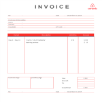 AIRBNB Factuur template - Modèle Professionnel