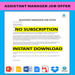 Job Offer Letter Examples | Business templates, contracts and forms.