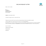 Foundation declination letter templates. | Business templates ...