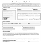 Account Application Form | Business templates, contracts and forms.