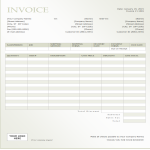 Invoice generic | Business templates, contracts and forms.