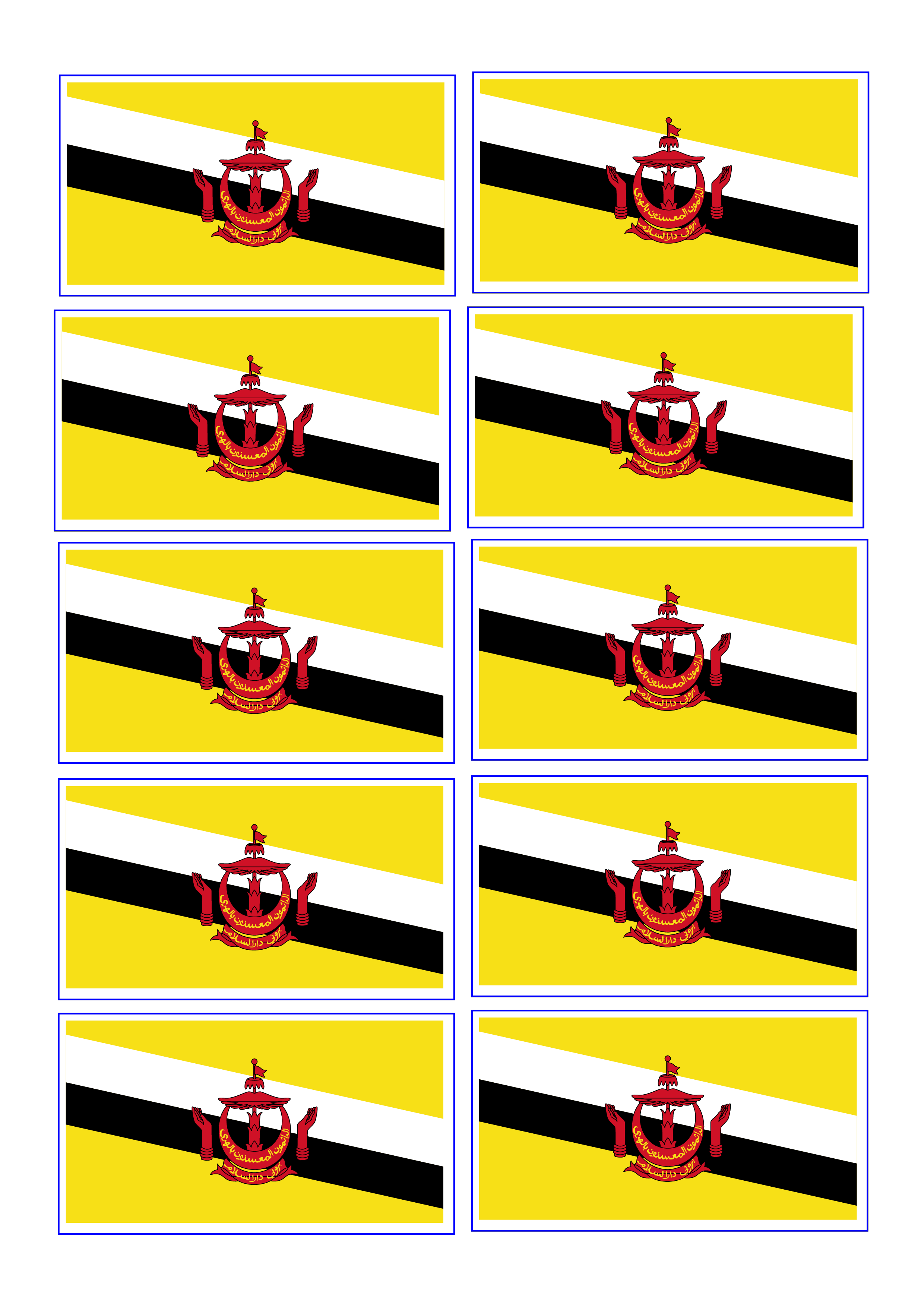 Brunei Flag | Templates at allbusinesstemplates.com