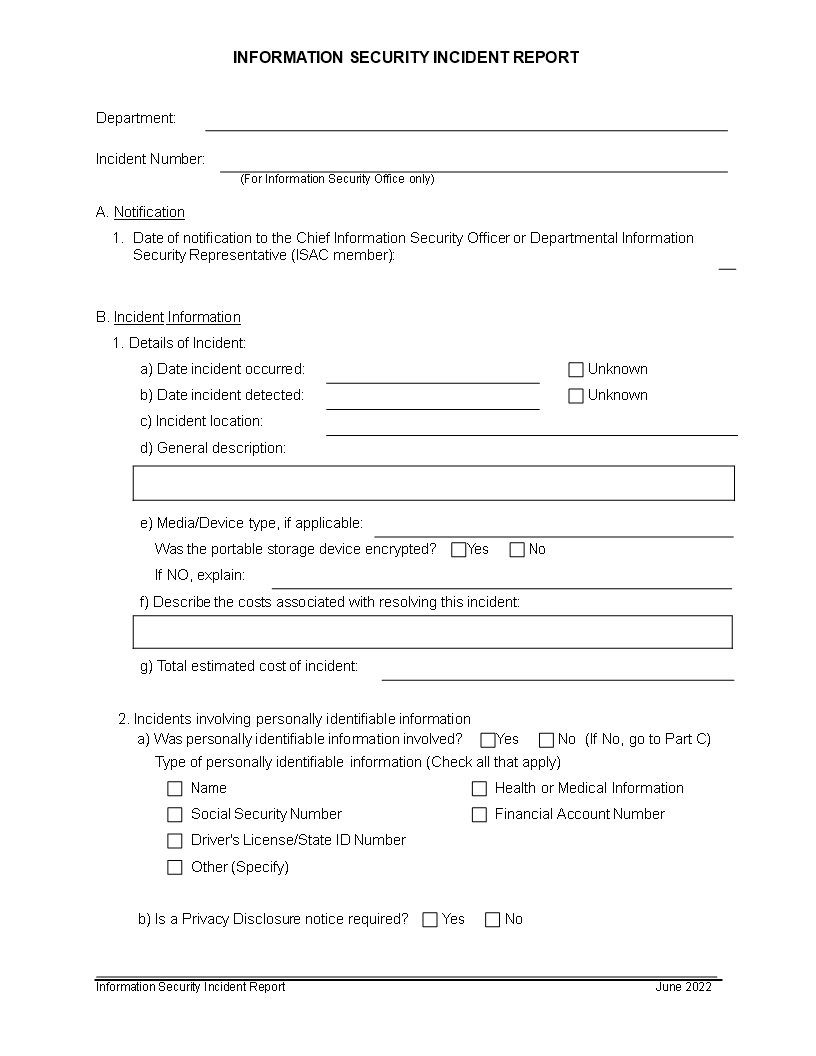 Information Security Templates At Allbusinesstemplates