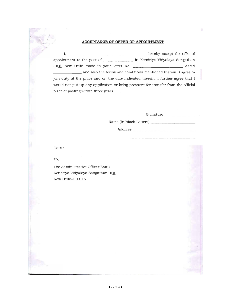 Appointment Offer Acceptance Letter template | Templates at ...