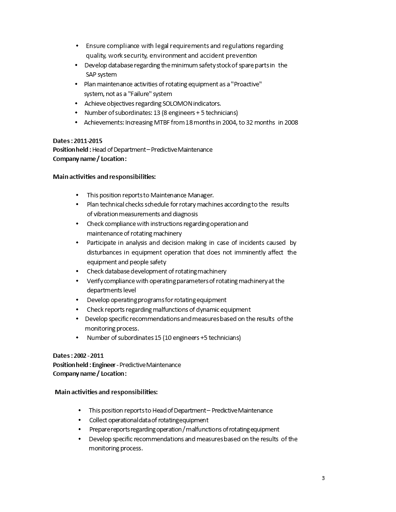 Maintenance Manager | Templates at allbusinesstemplates.com