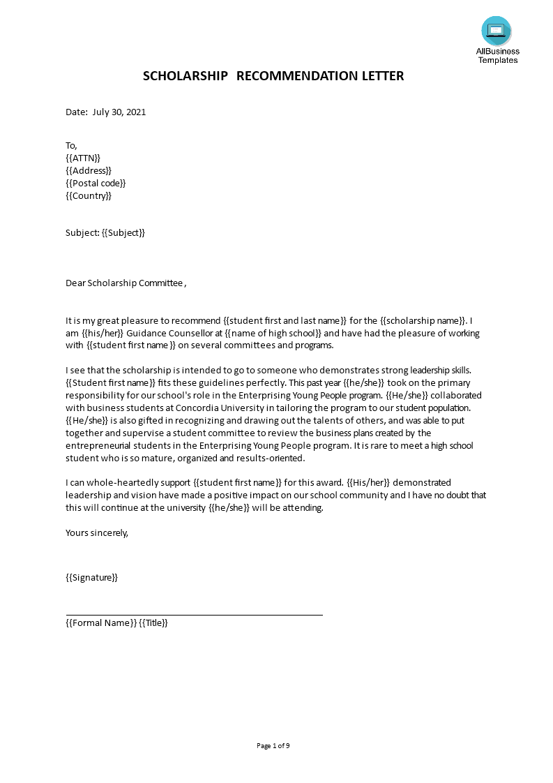 Reference Letter For A Student Teacher | Templates at ...