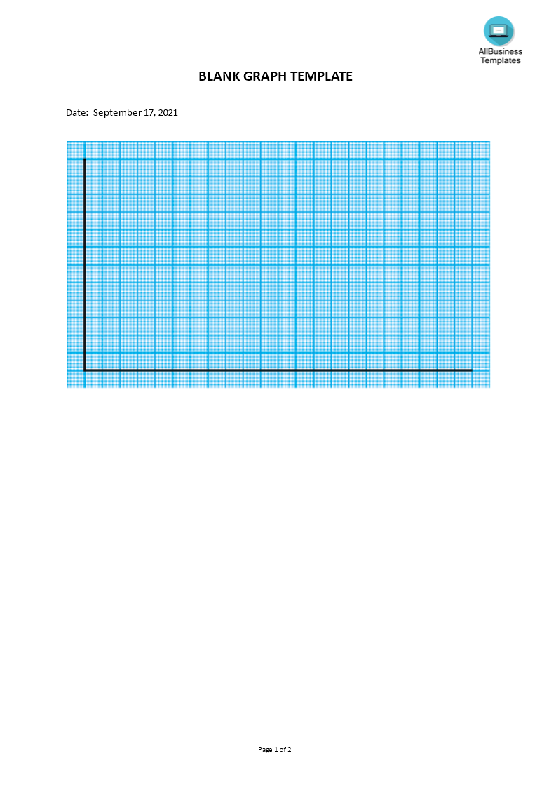 Gratis Blank Graph Template