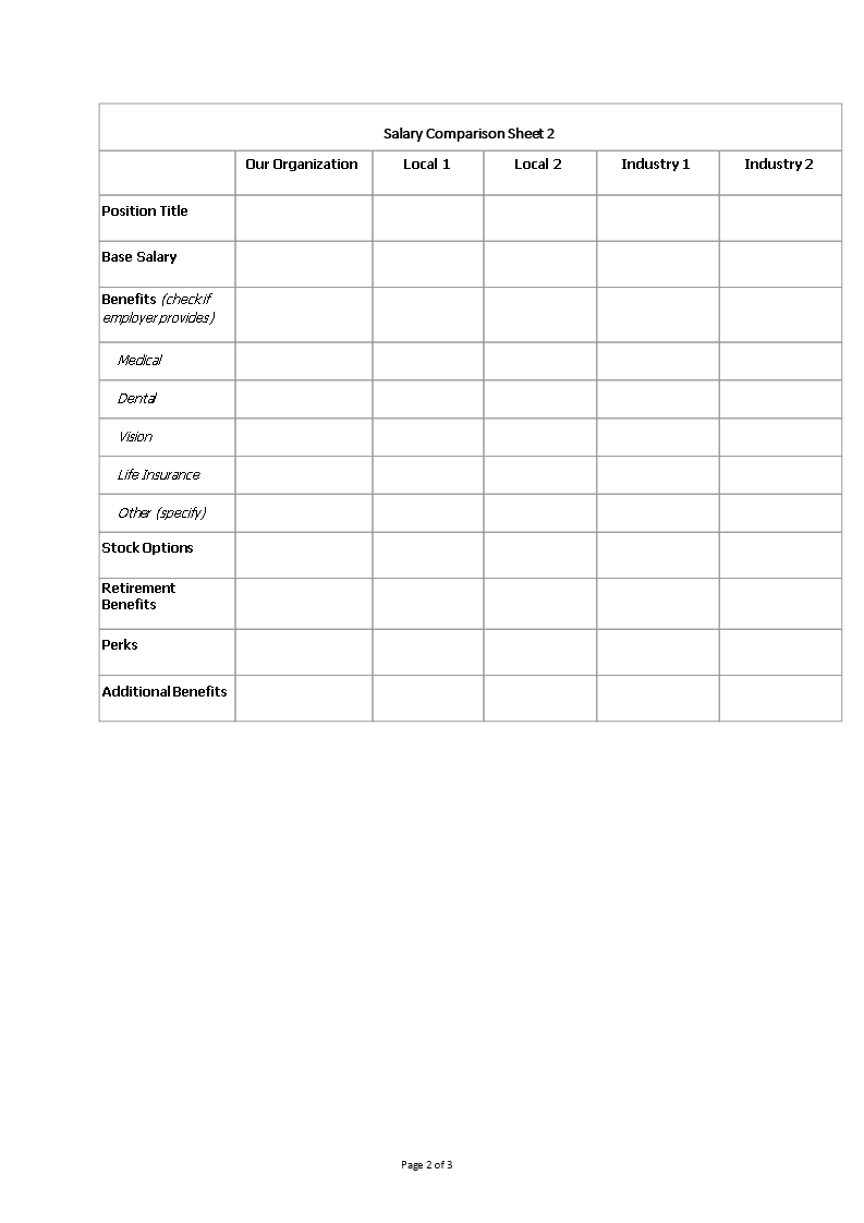 Employee Salary Analysis Template Templates At Allbusinesstemplates employee-salary-analysis-template-templates-at-allbusinesstemplates