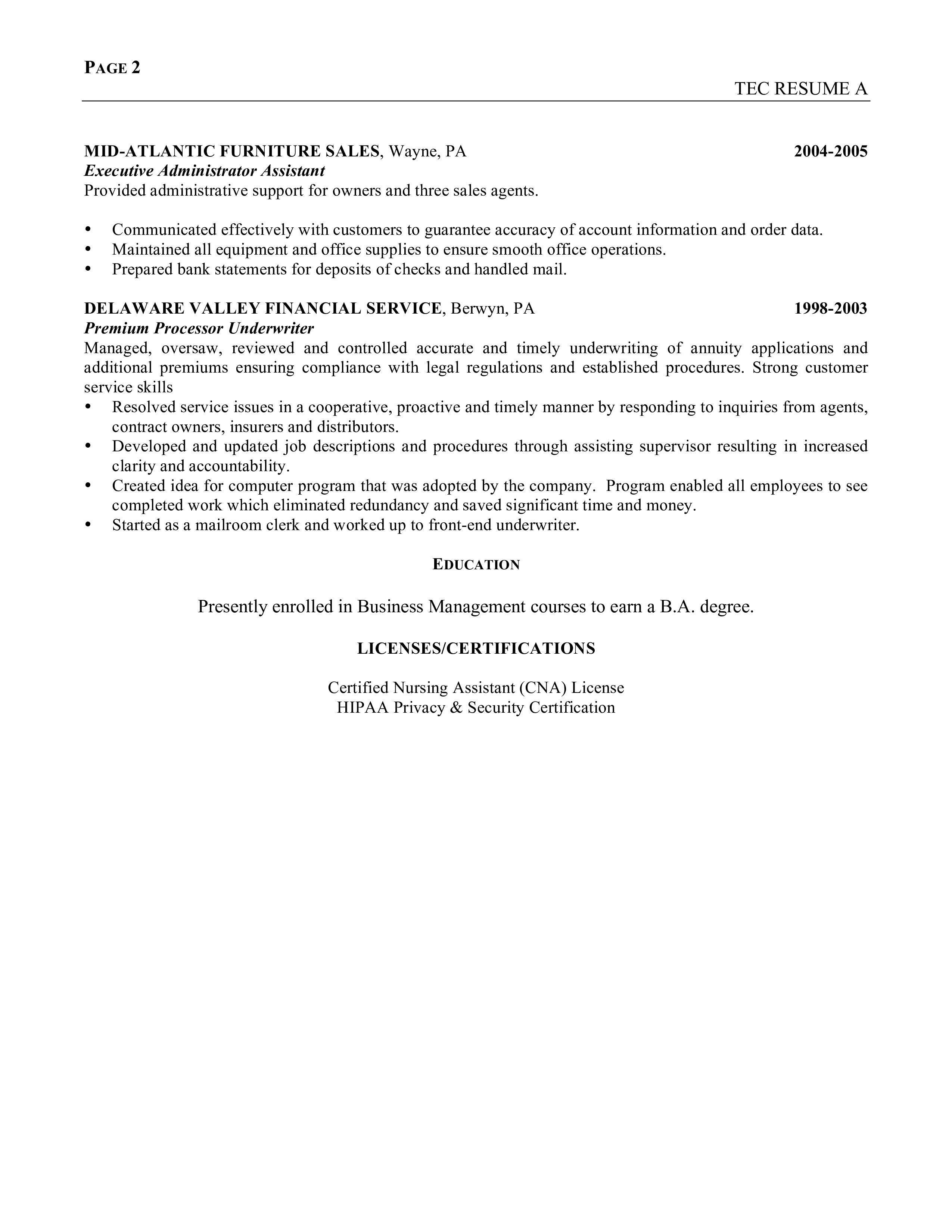 It Project Administrator Resume | Templates at allbusinesstemplates.com