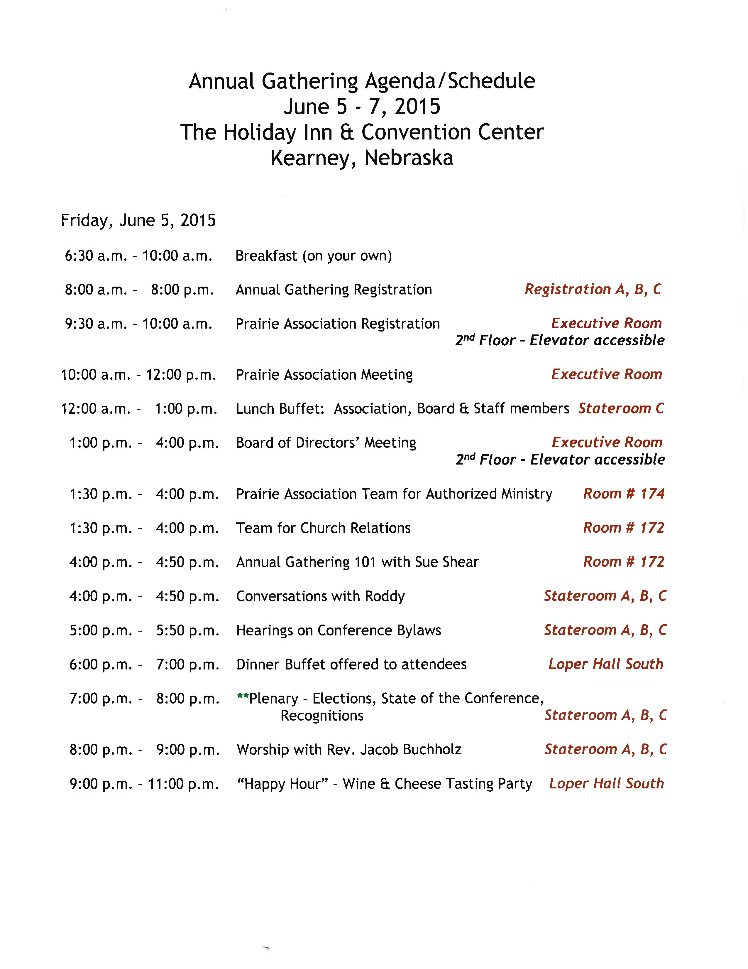 Annual Gathering Agenda Templates At Allbusinesstemplates