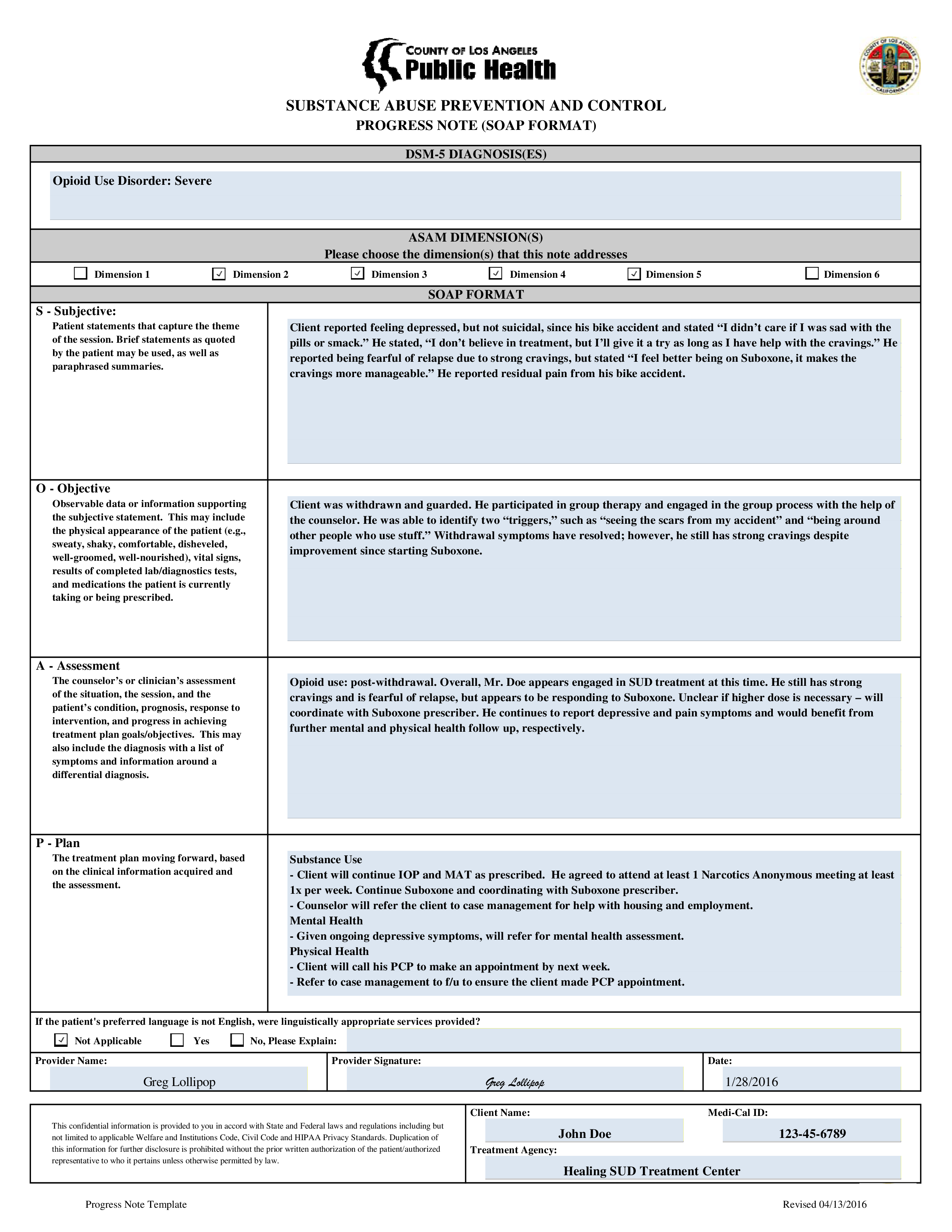View Birp Progress Note Example Full Ano