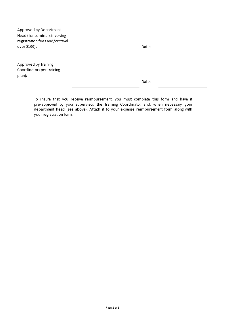 高级 Continuing Professional Education Request Form | 样本文件在 ...